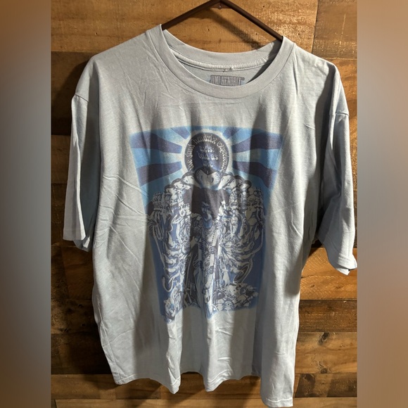Shirts | Blue Jimi Hendrix Graphic Tee | Poshmark